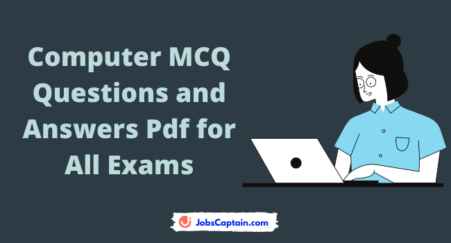 Computer MCQ Questions With Answers PDF Book