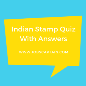 Indian Stamp Quiz With Answers | GK Questions on Stamps PDF