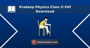Pradeep Class 11 Physics PDF Book Free Download