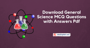 500+ General Science MCQ Questions with Answers PDF