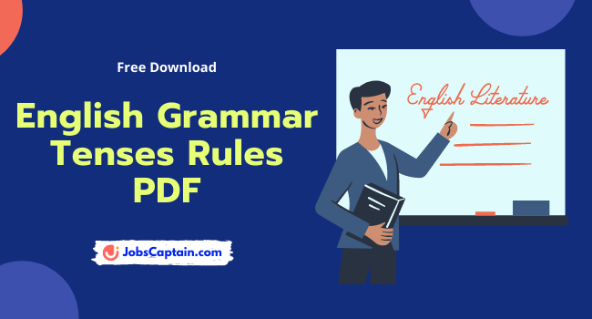 English Grammar Tenses Rules PDF Free Download