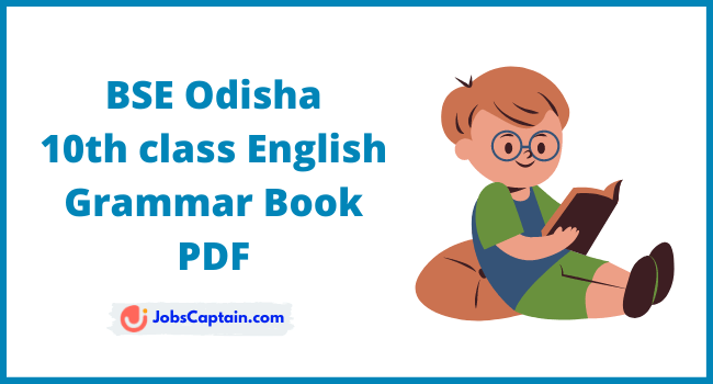 BSE Odisha 10th Class English Grammar Book PDF Download
