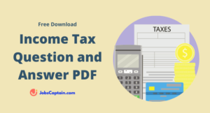 Income Tax Questions and Answers PDF Free Download