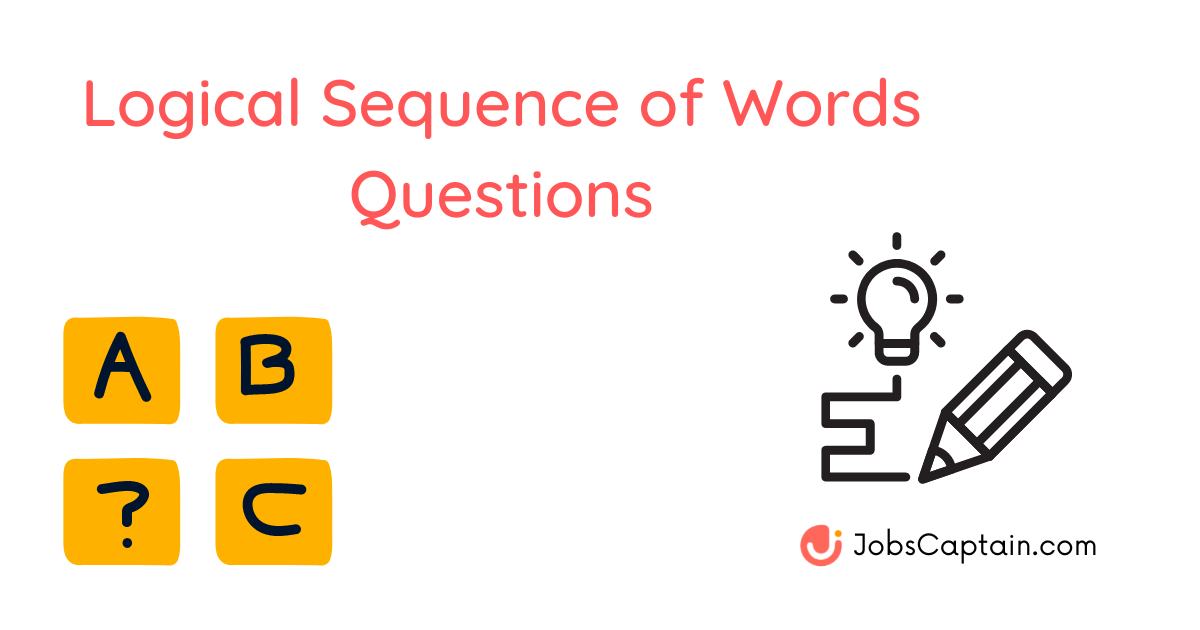 Logical Sequence Of Words ions PDF Solution 